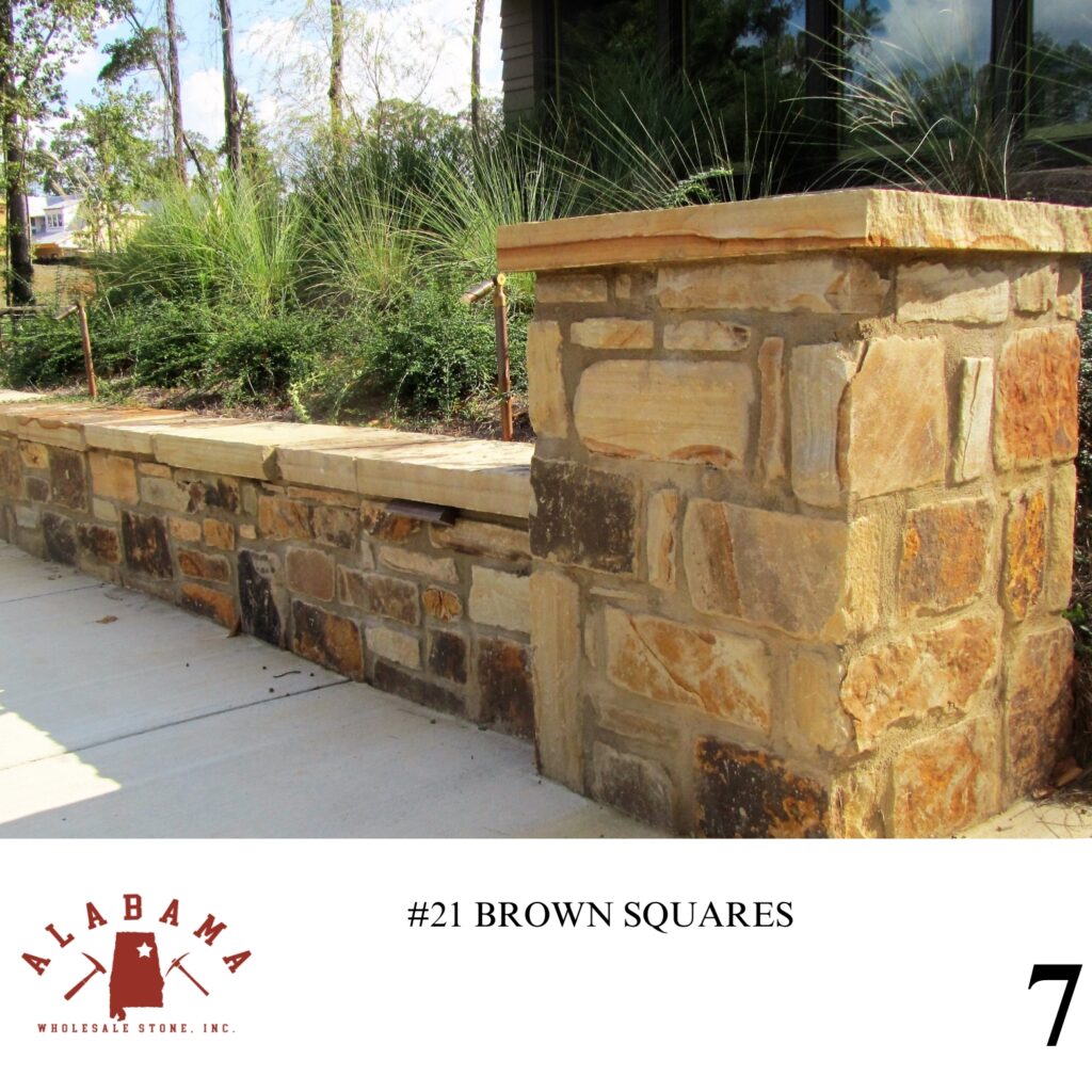 #021 ALABAMA BROWN SQUARED RUBBLE (RANDOM CUTS ONLY) – Alabama ...